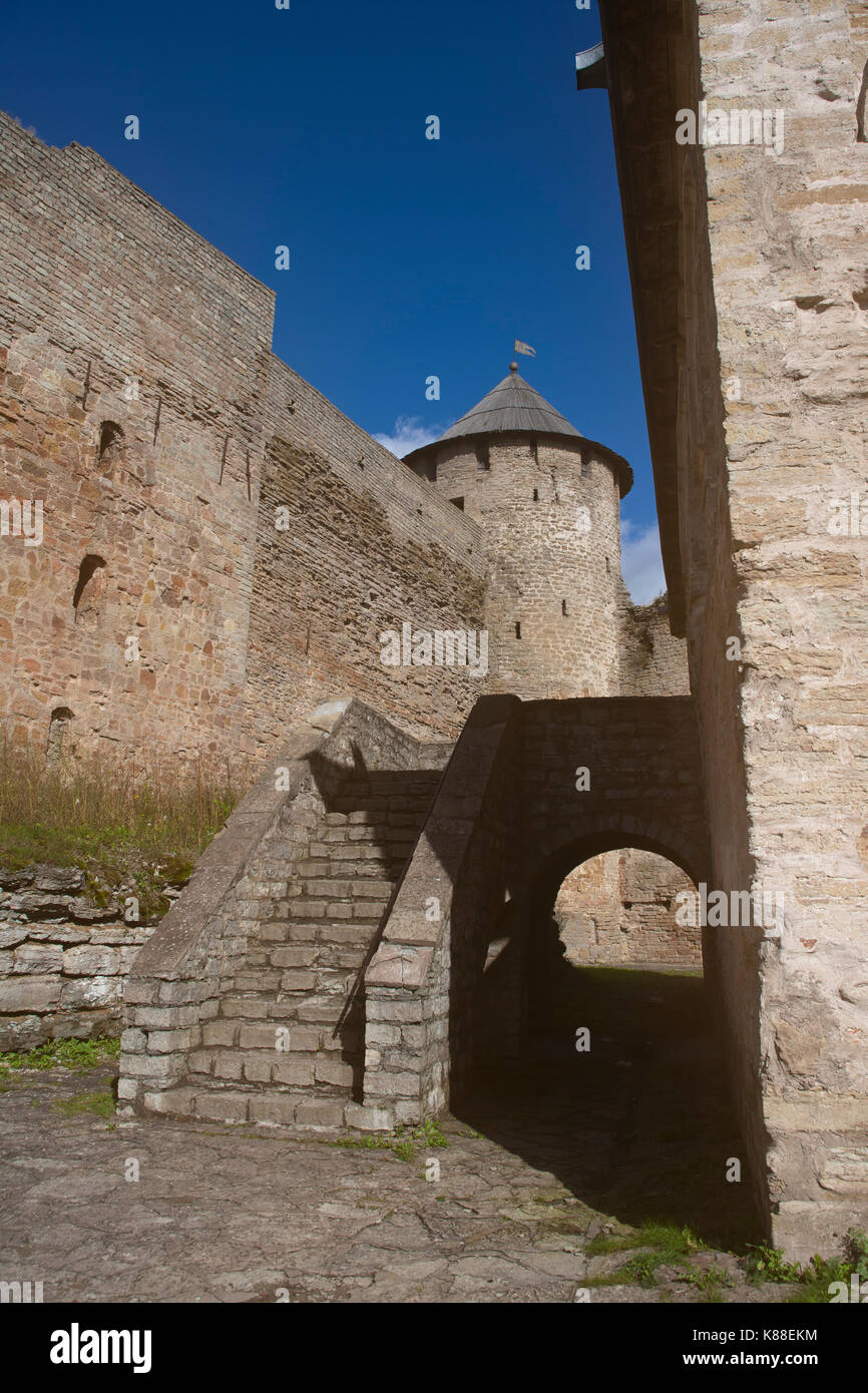 Fortress in city ivangorod hi-res stock photography and images - Alamy