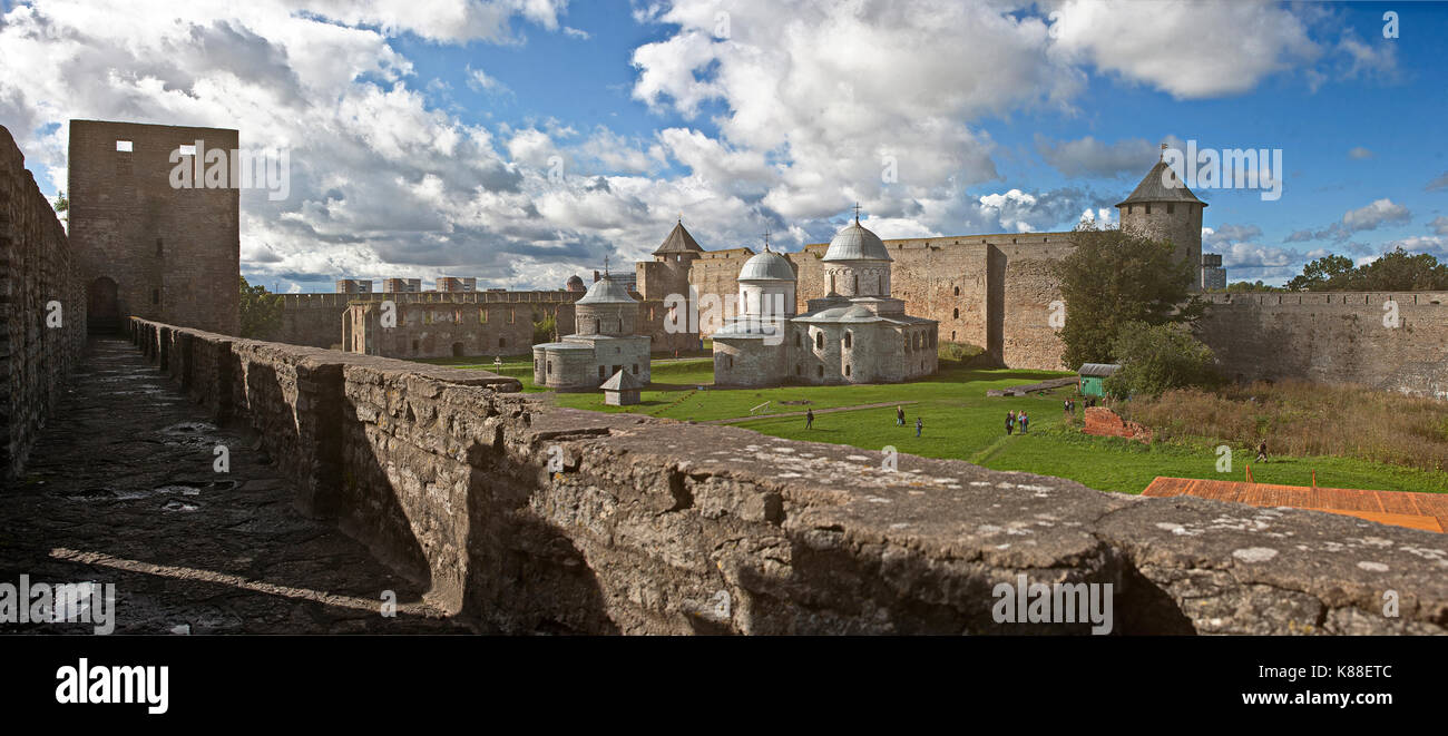 Fortress in the city of Ivangorod, Russia Stock Photo - Alamy