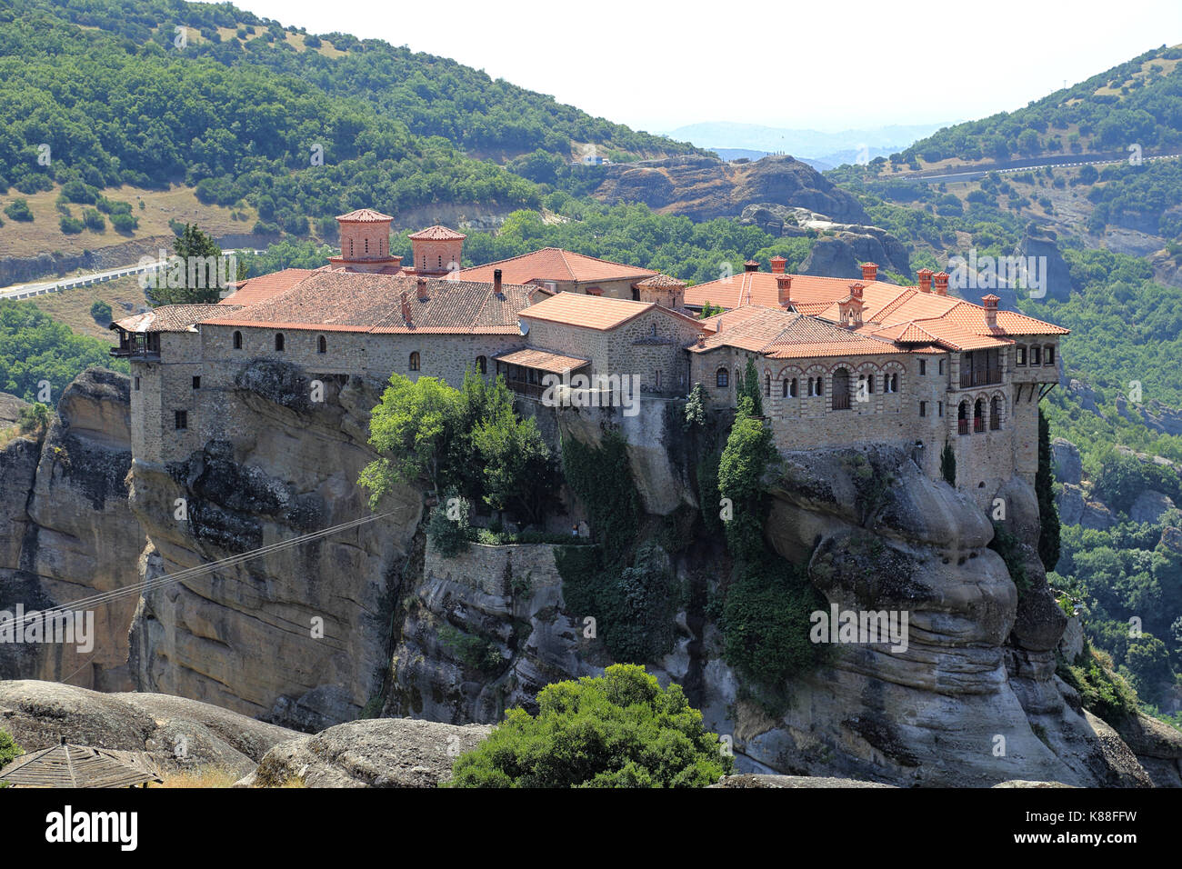 Monastery of Varlaam in Meteora, Greece Stock Photo - Alamy