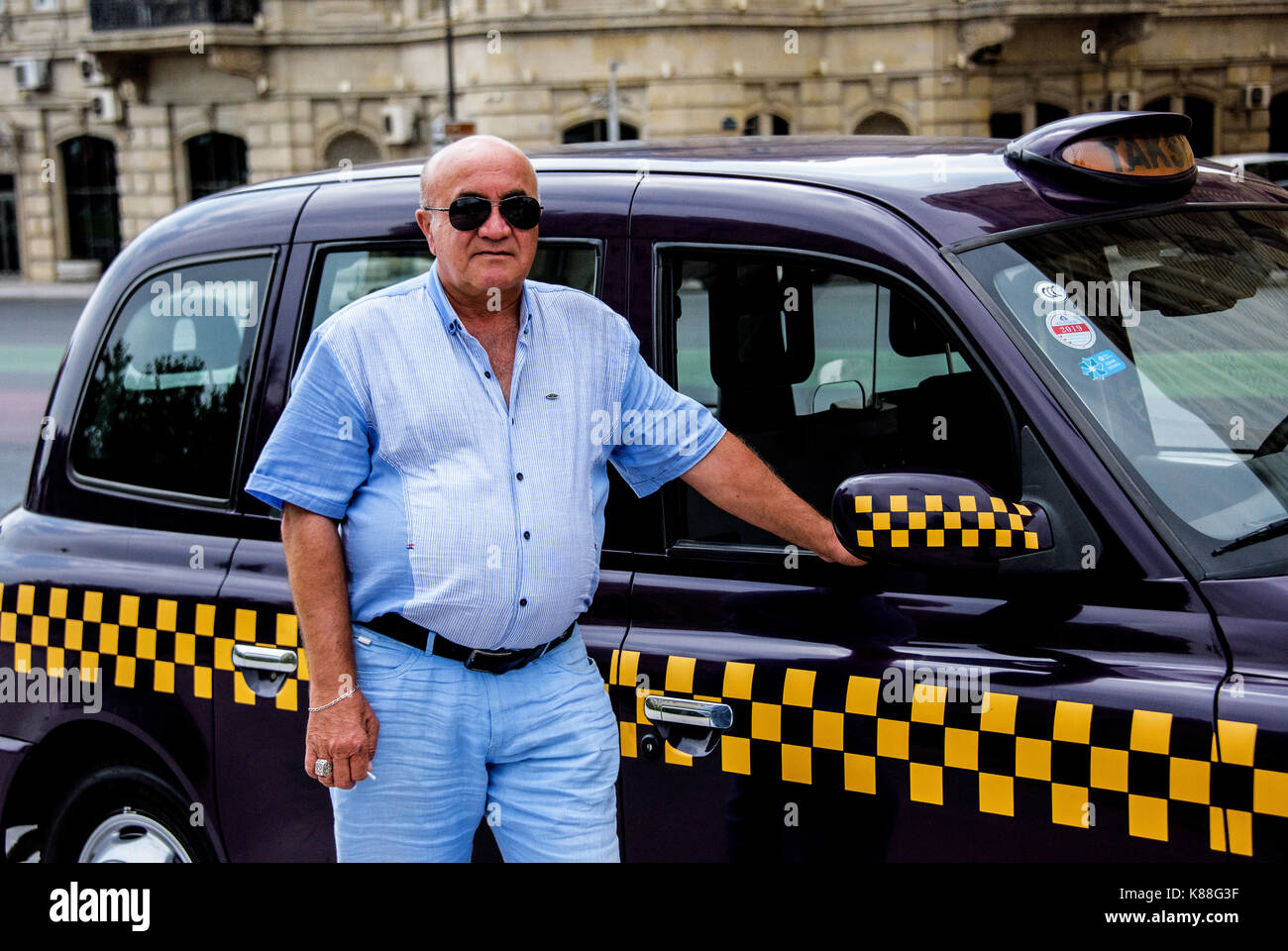 Baku taxi hi-res stock photography and images - Alamy