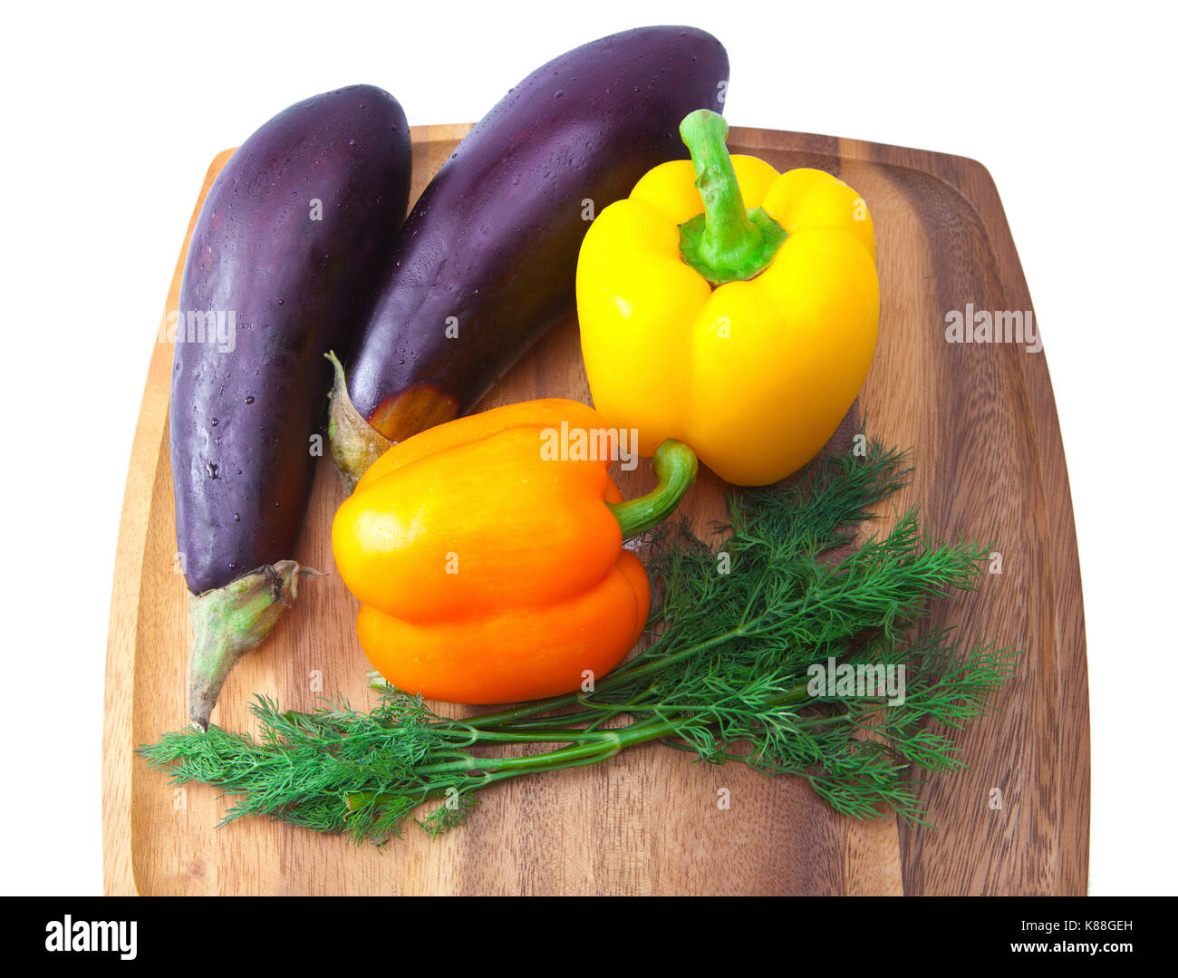 Sweet pepper eggplant parsley hi-res stock photography and images - Alamy