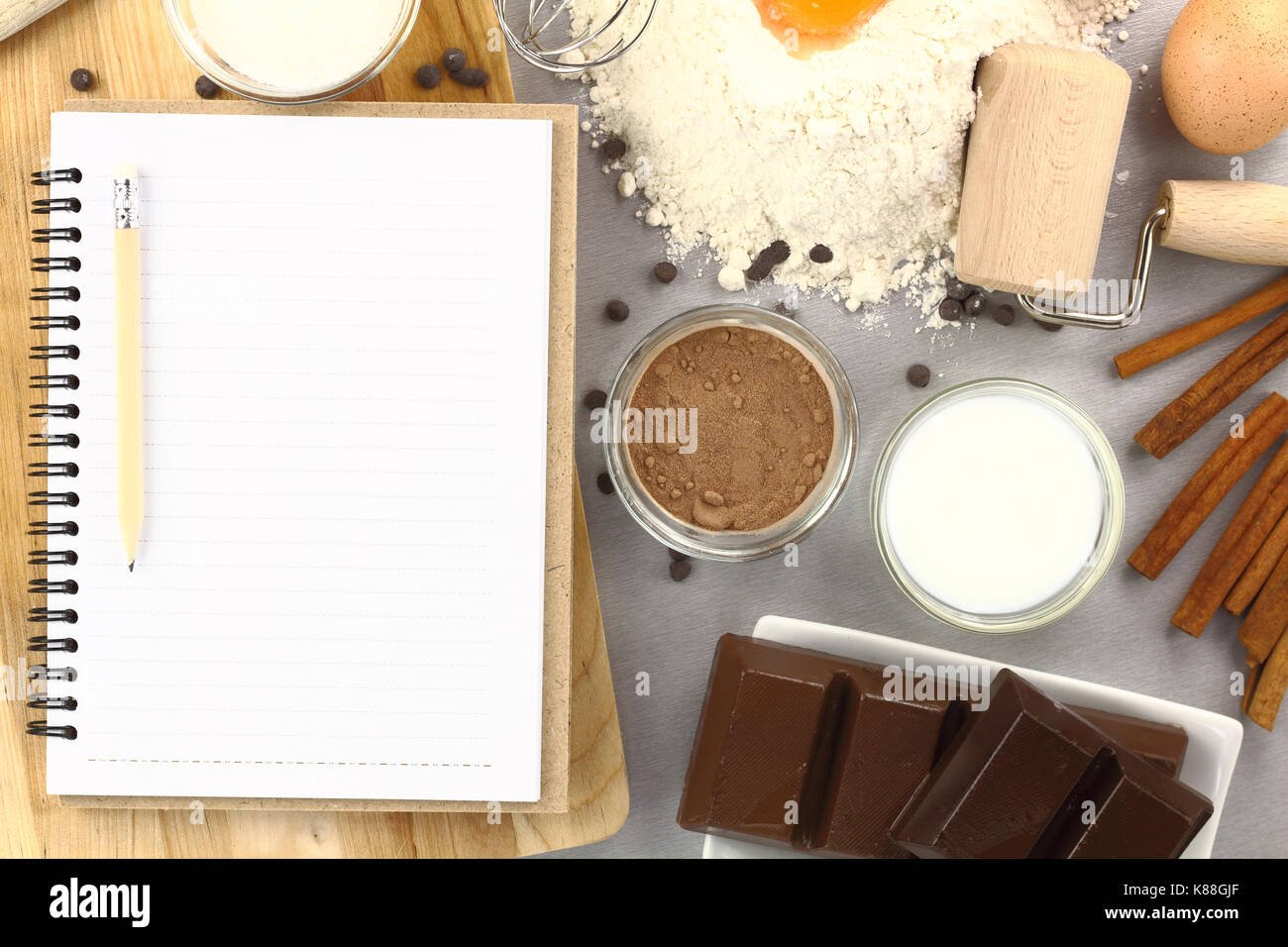 Recipe book cooking menu hi-res stock photography and images - Alamy