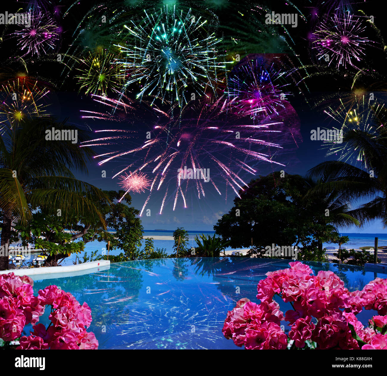 Fireworks paradise hi-res stock photography and images - Alamy