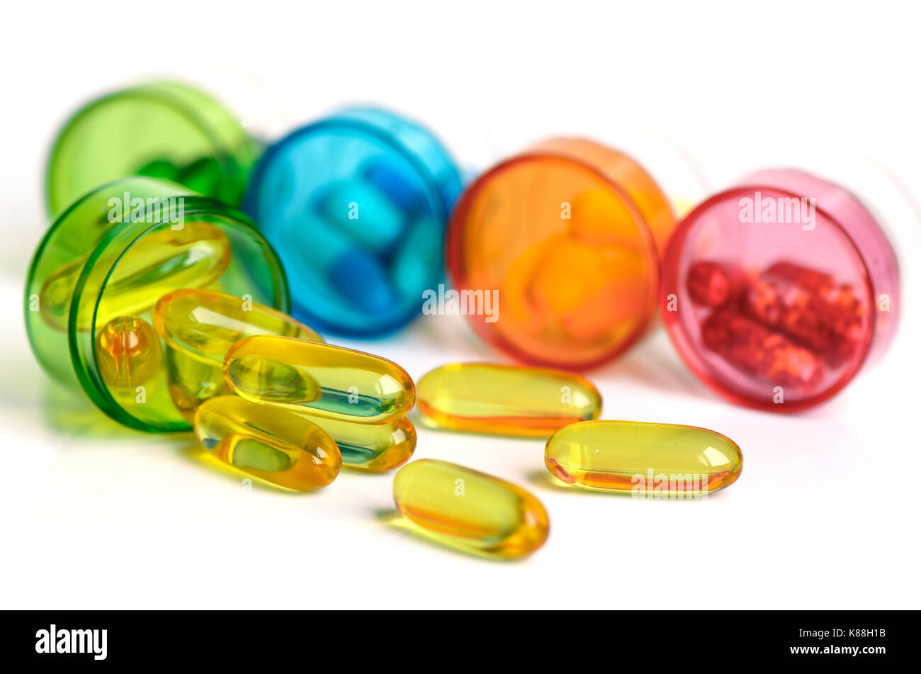 Colorful medicine background Stock Photo - Alamy