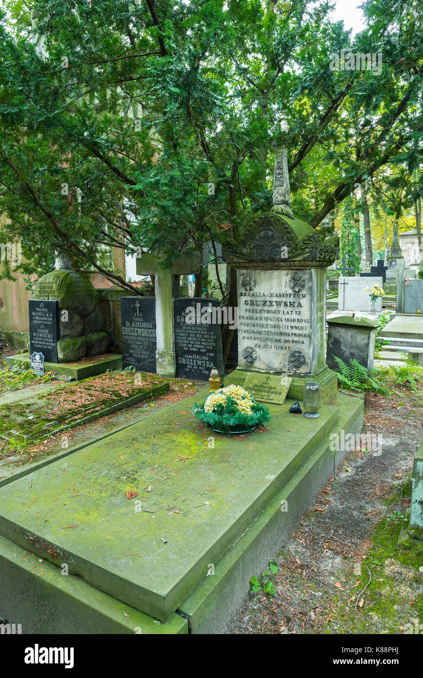 Powązki Cemetery, Warsaw, Poland Stock Photo - Alamy