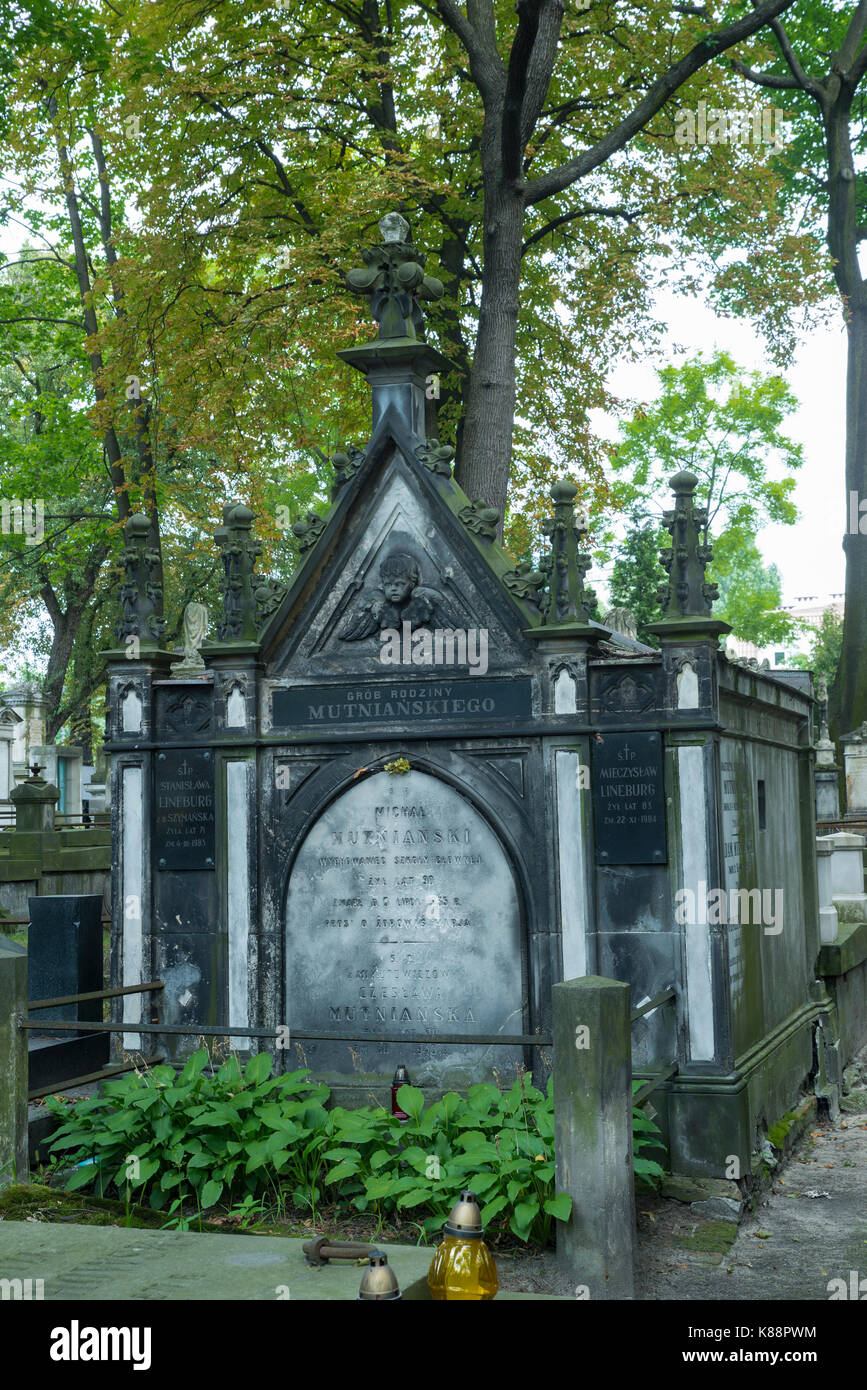 Powązki Cemetery, Warsaw, Poland Stock Photo - Alamy