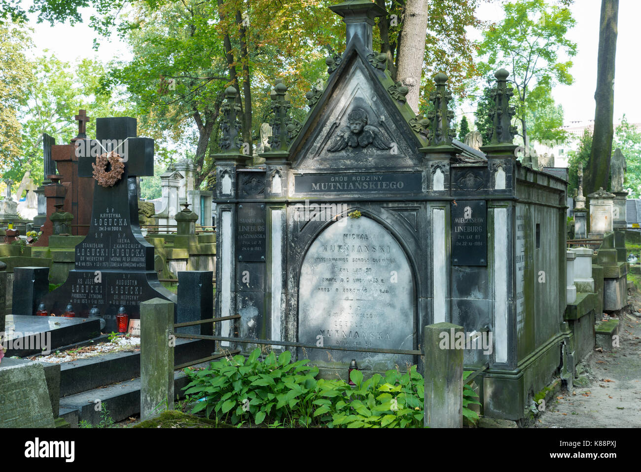 Powązki Cemetery, Warsaw, Poland Stock Photo - Alamy