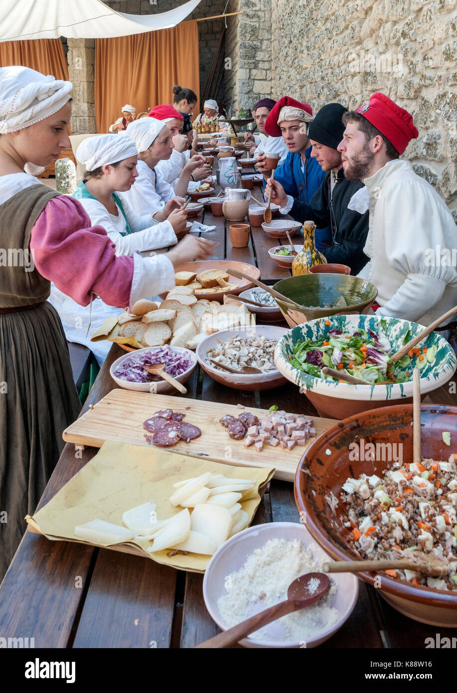 Medieval Banquet Table