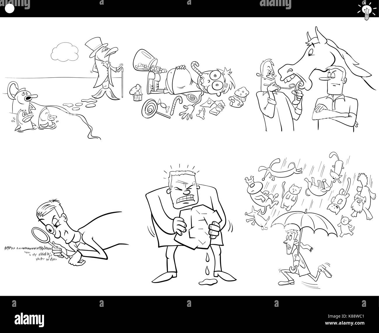 Raining out Black and White Stock Photos & Images - Alamy