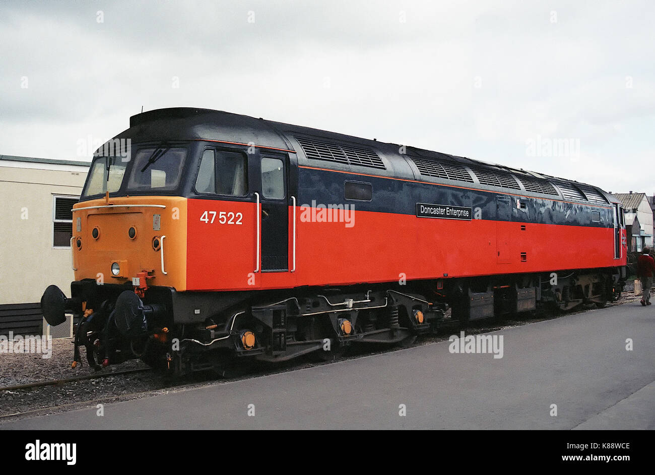 Class 47 locomotive at Doncaster Engineering Works Stock Photo - Alamy