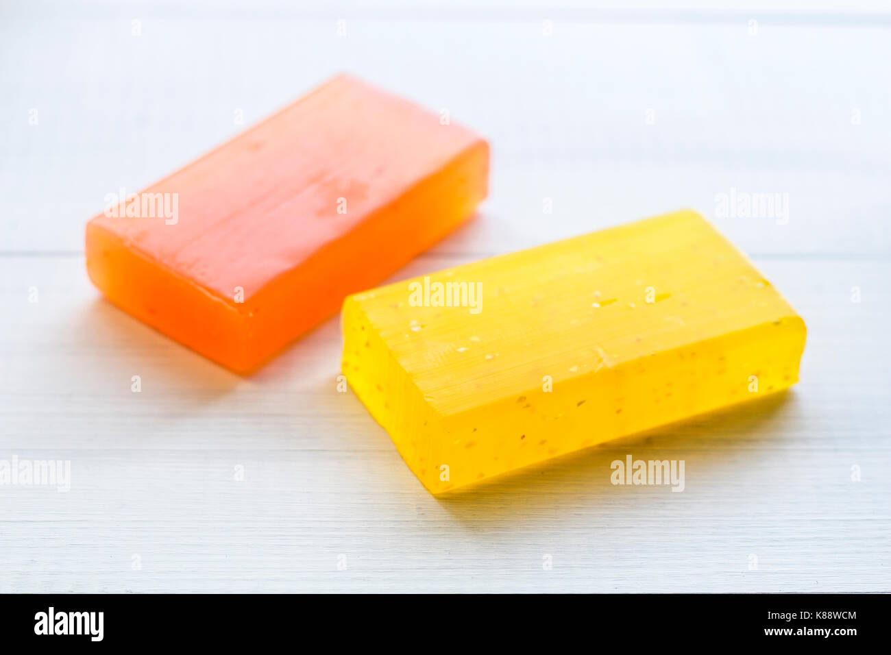 color fragrant soap. spa concept background Stock Photo - Alamy