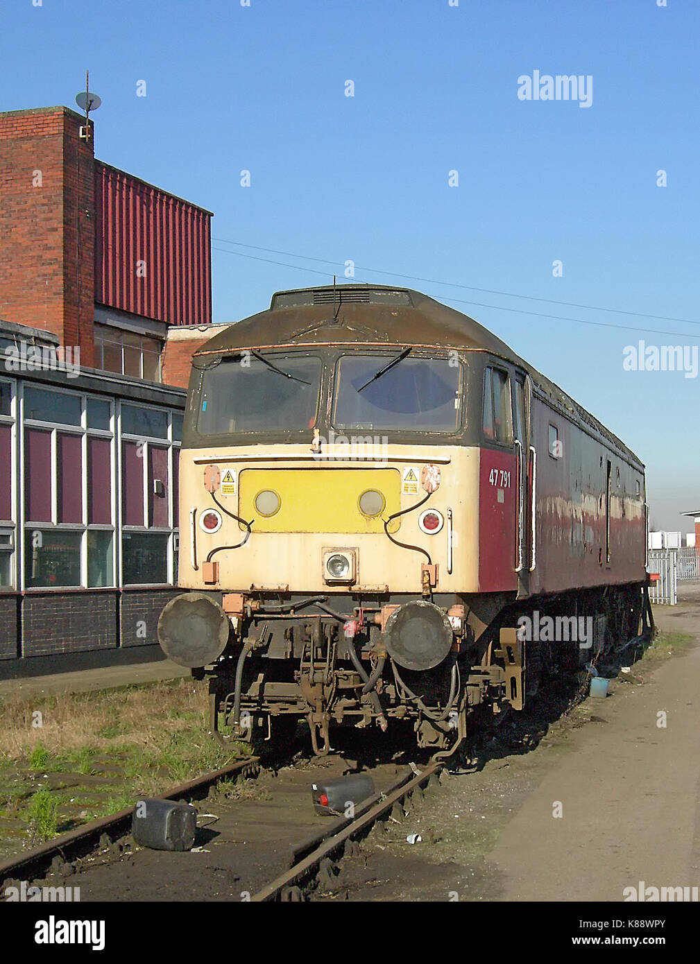 Class 47 locomotive at Saltley Depot in Birmingham Stock Photo - Alamy