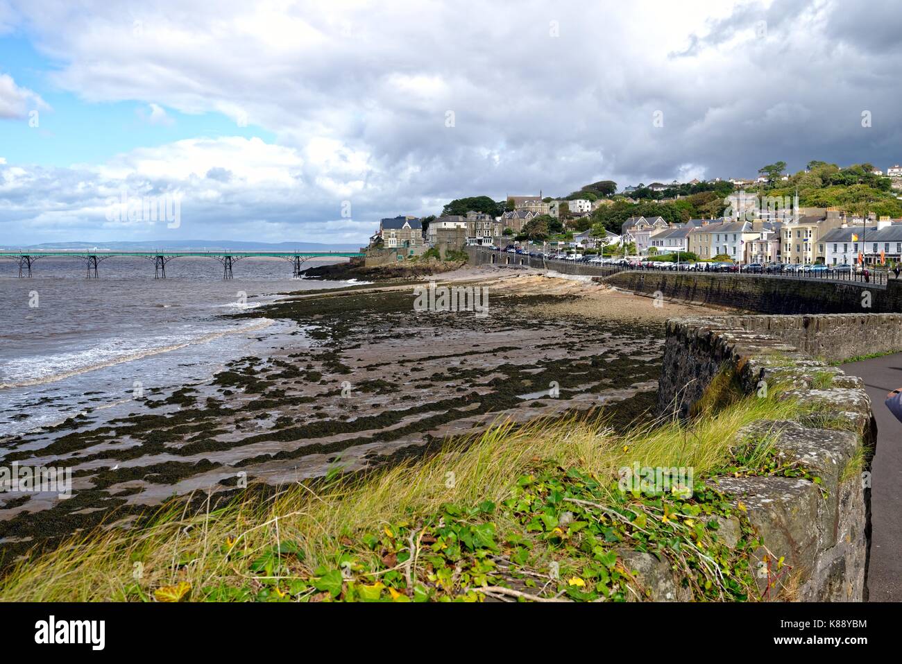 Seafront at Clevedon Somerset UK Stock Photo - Alamy