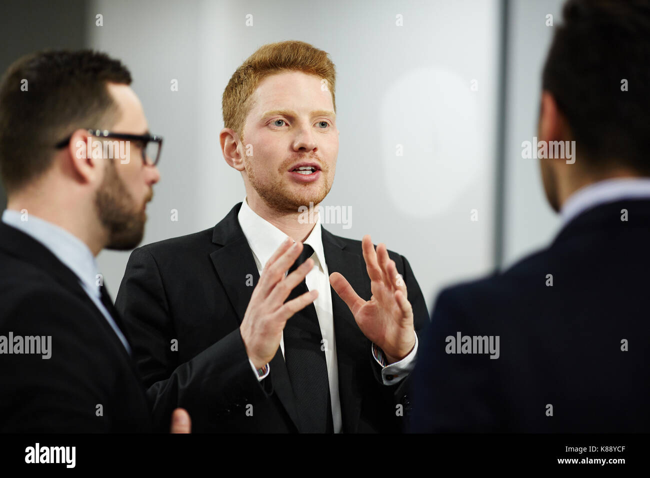 Explaining new strategy hi-res stock photography and images - Alamy
