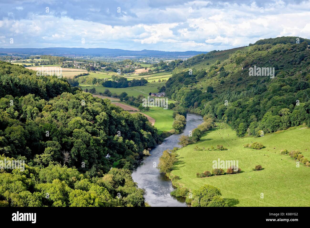 View from Symonds Yat Rock Gloucestershire England UK Stock Photo - Alamy