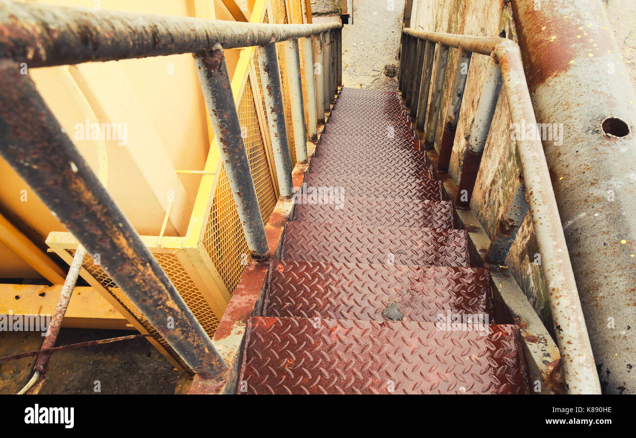 Industrial stairs hi-res stock photography and images - Alamy