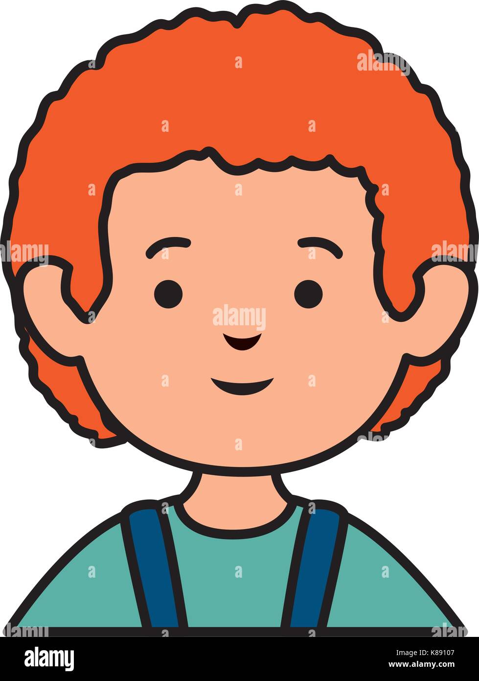 cute little boy avatar character vector illustration design Stock ...