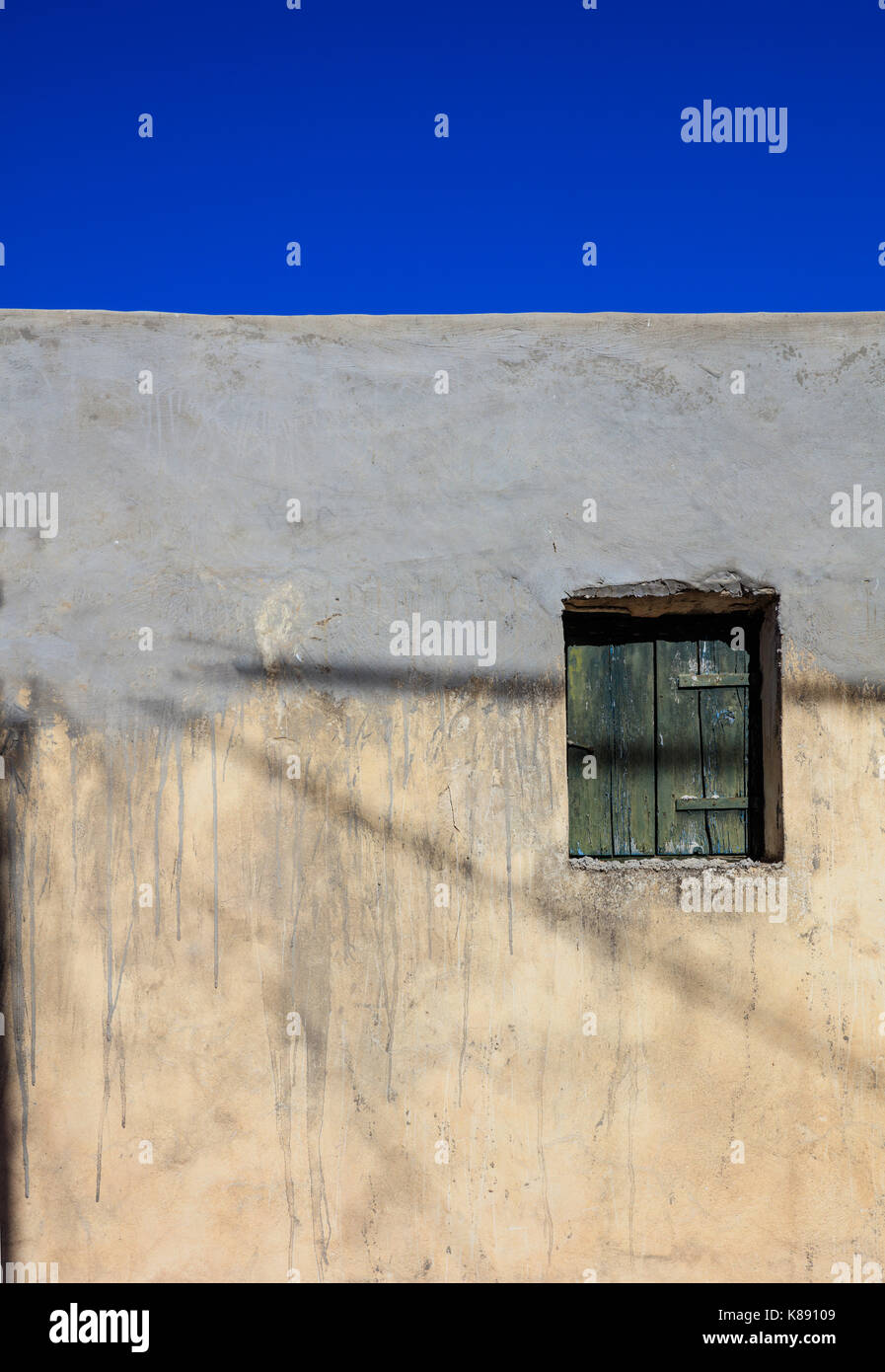 Old green wooden window in a Greek island Stock Photo - Alamy