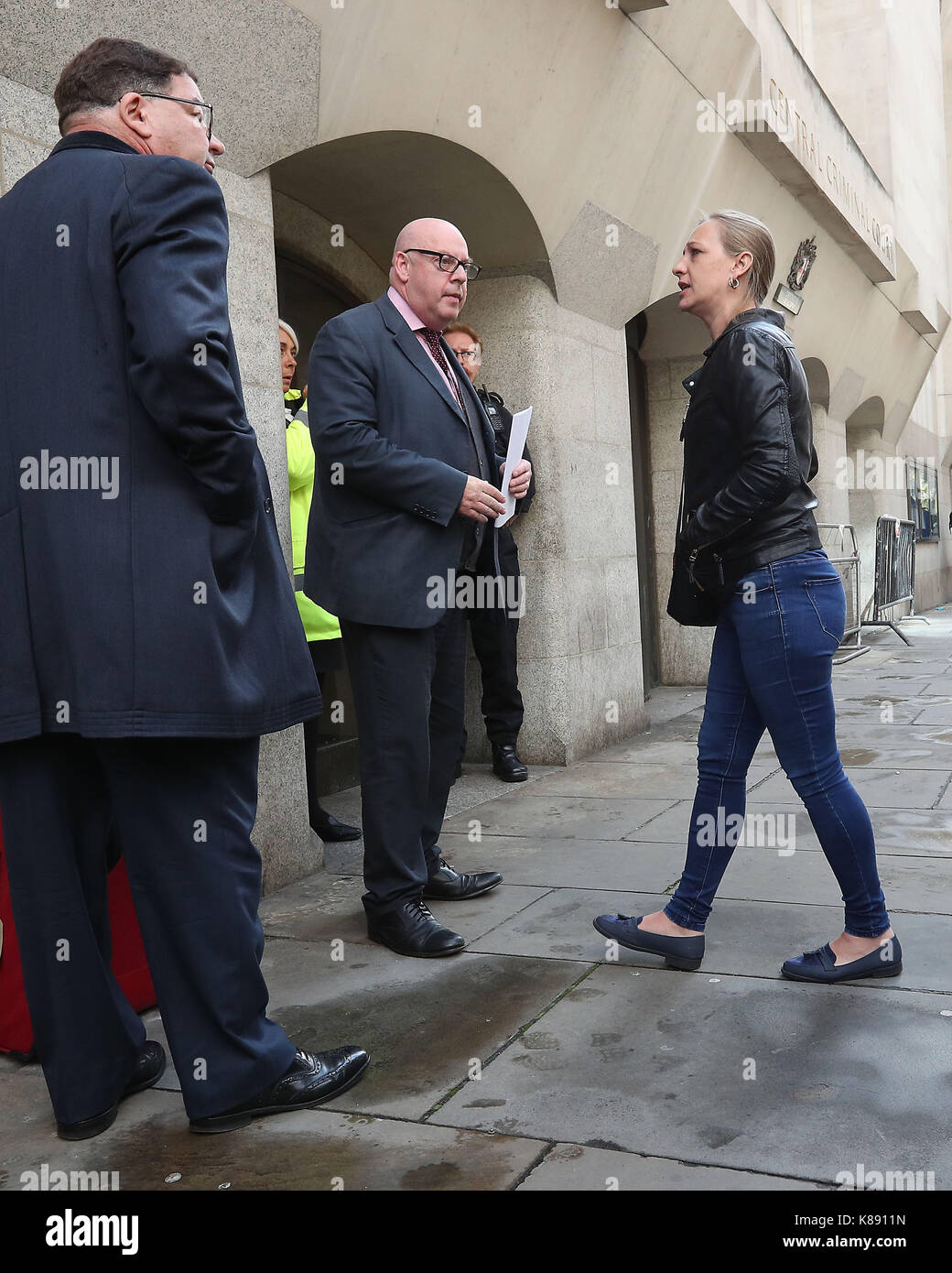Charlie alliston's solicitor (centre) Mark Qyett QC (left) and mother ...