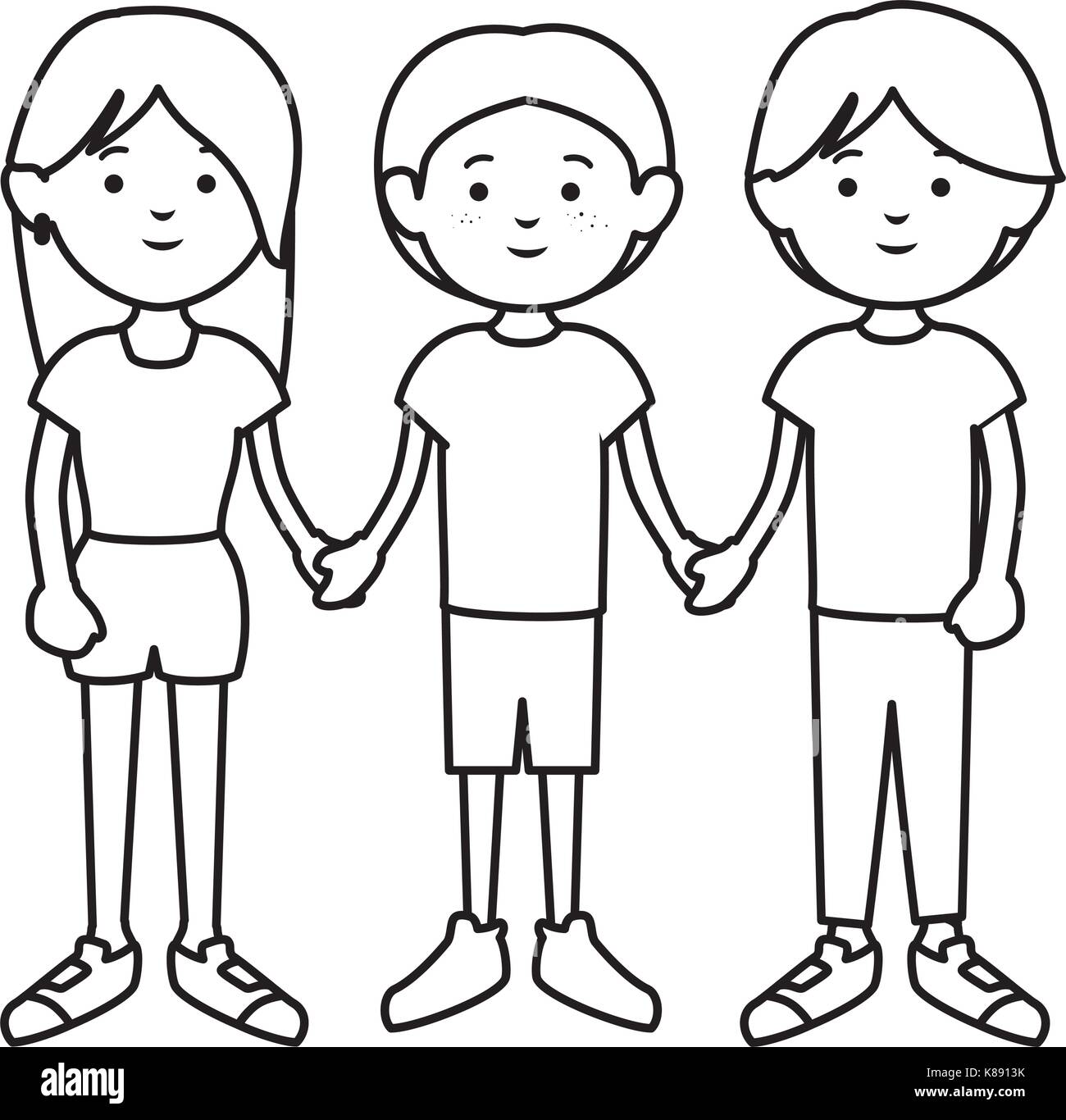 Brothers vector vectors Black and White Stock Photos & Images - Alamy