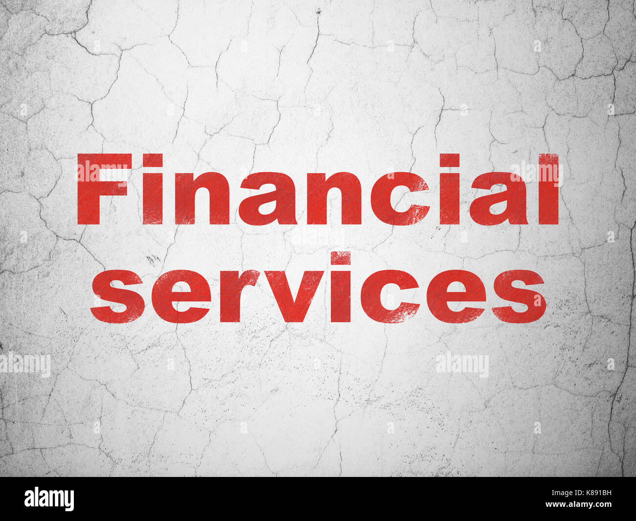 Money concept: Financial Services on wall background Stock Photo - Alamy
