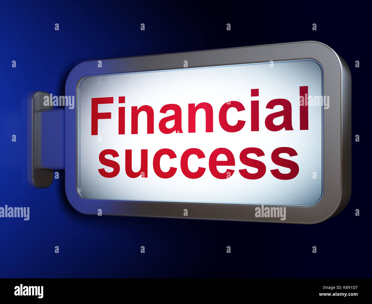 Currency concept: Financial Success on billboard background Stock Photo ...