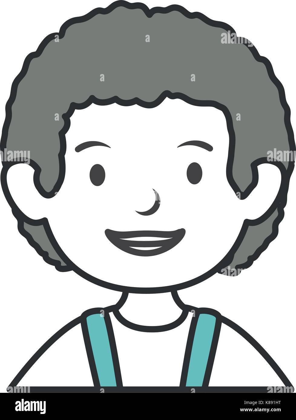 cute little boy avatar character vector illustration design Stock ...