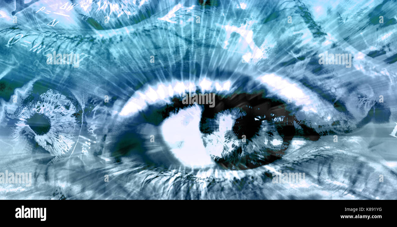Human eye abstract background Stock Photo - Alamy