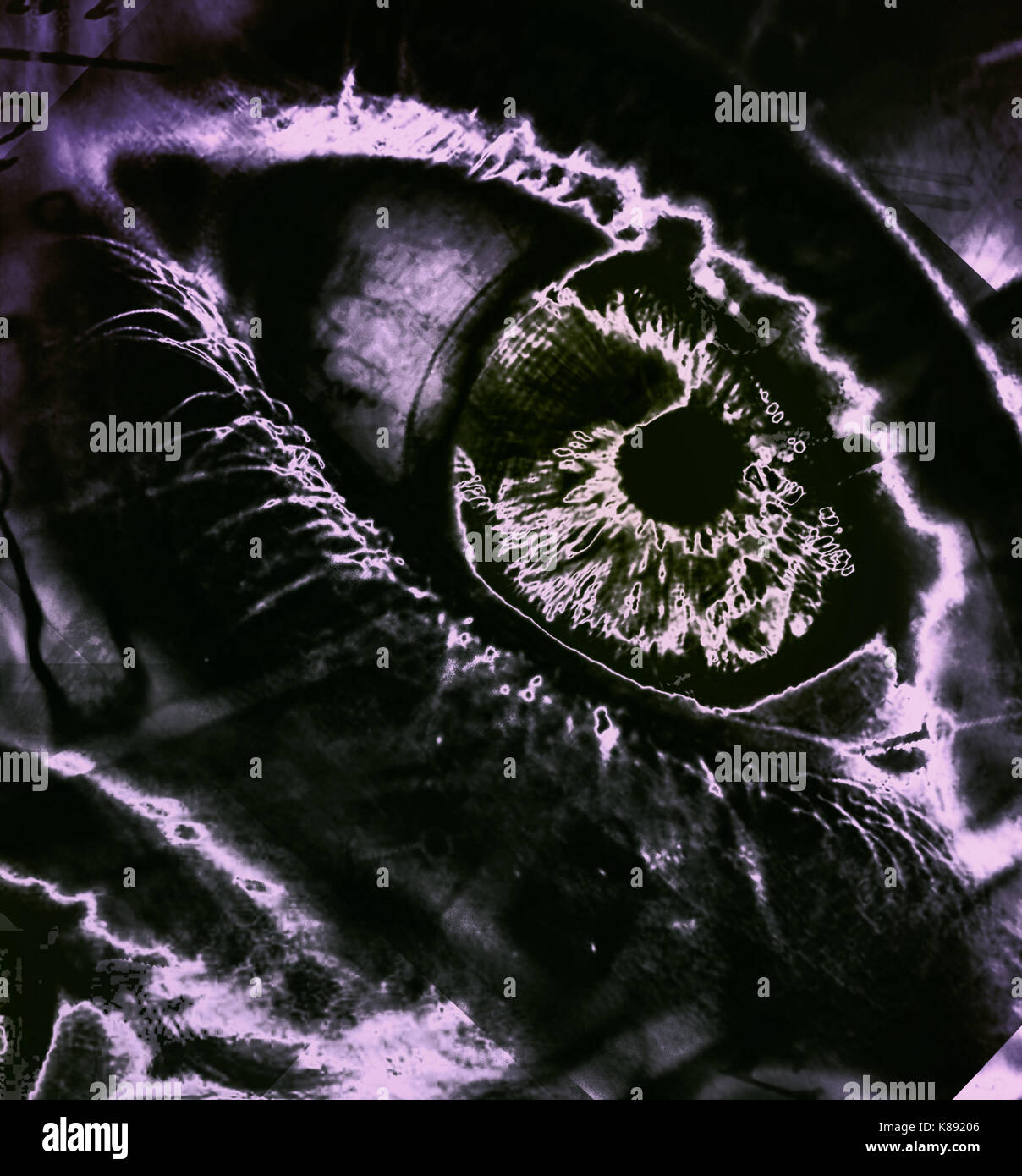 Human eye abstract dark background Stock Photo - Alamy