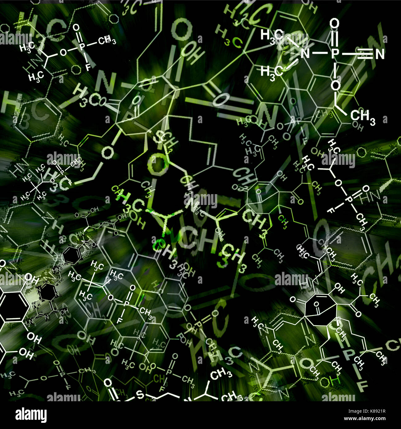 Chemistry formula wallpaper hi-res stock photography and images - Alamy