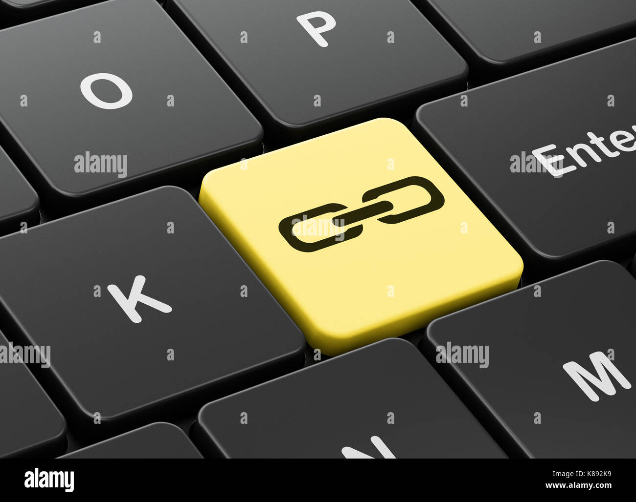Web design concept: Link on computer keyboard background Stock Photo - Alamy