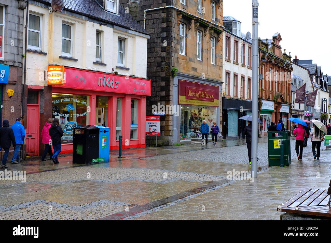 Cameron square fort william highland hi-res stock photography and ...