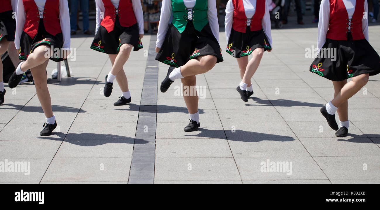 Irish dancers legs hi-res stock photography and images - Alamy