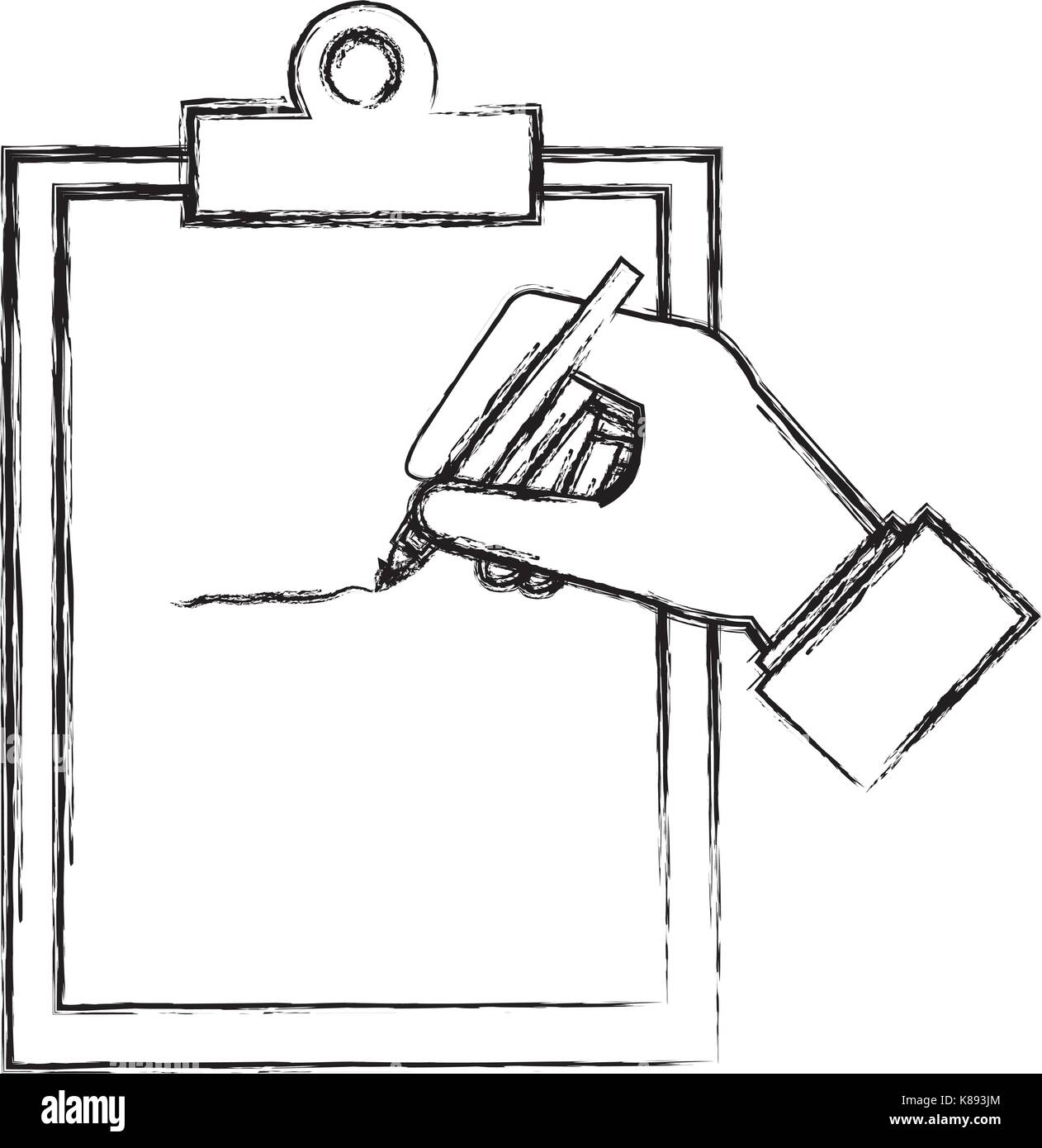 medical order with pencil writing vector illustration design Stock ...