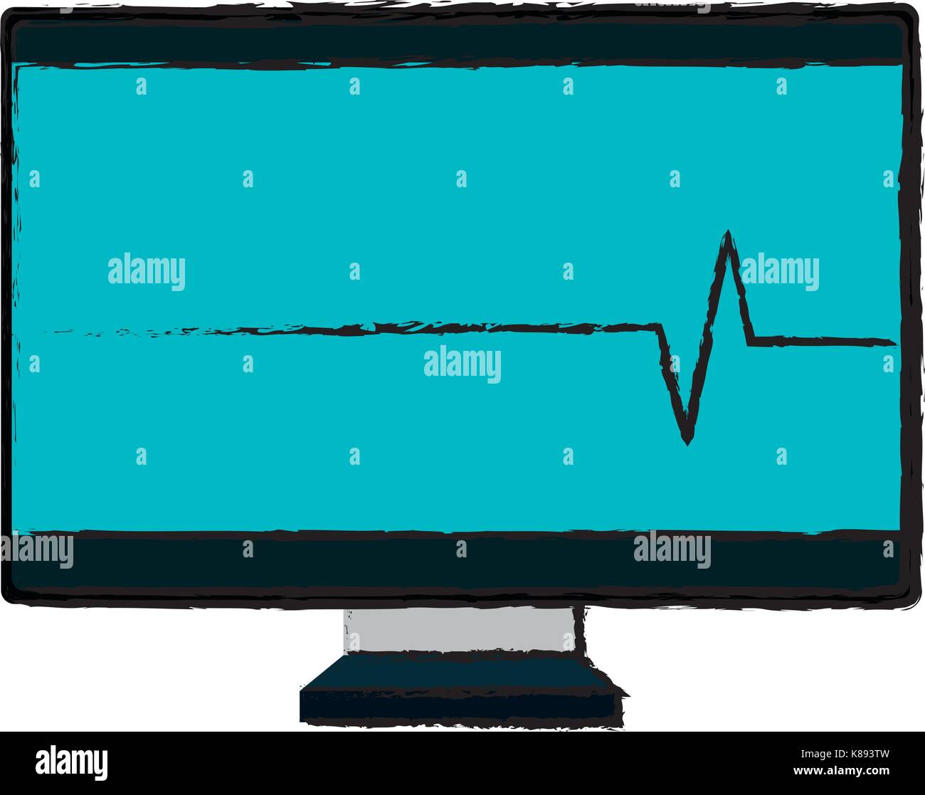 Desktop monitor computer hardware diagram hi-res stock photography and ...