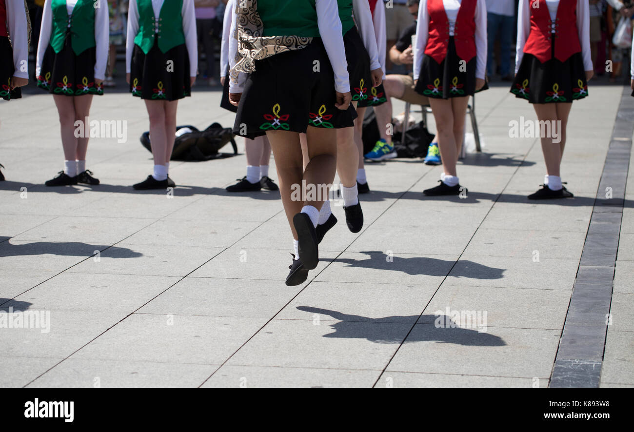 Irish dancing legs hi-res stock photography and images - Alamy
