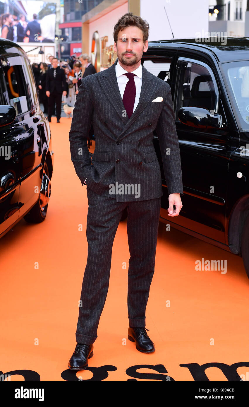 Edward Holcroft attending the World Premiere of Kingsman: The Golden ...