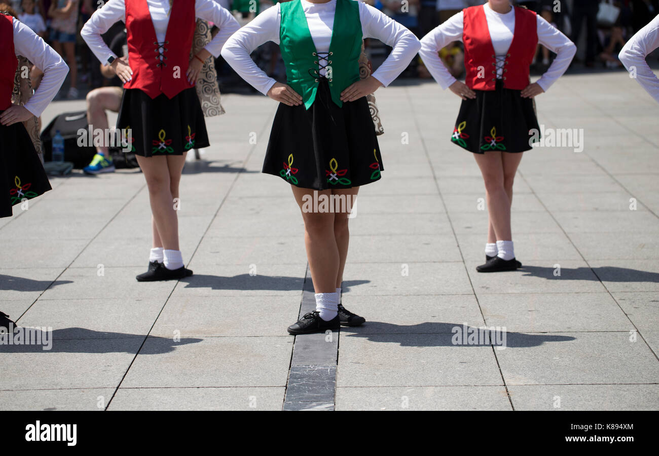 Irish dancing legs hi-res stock photography and images - Alamy