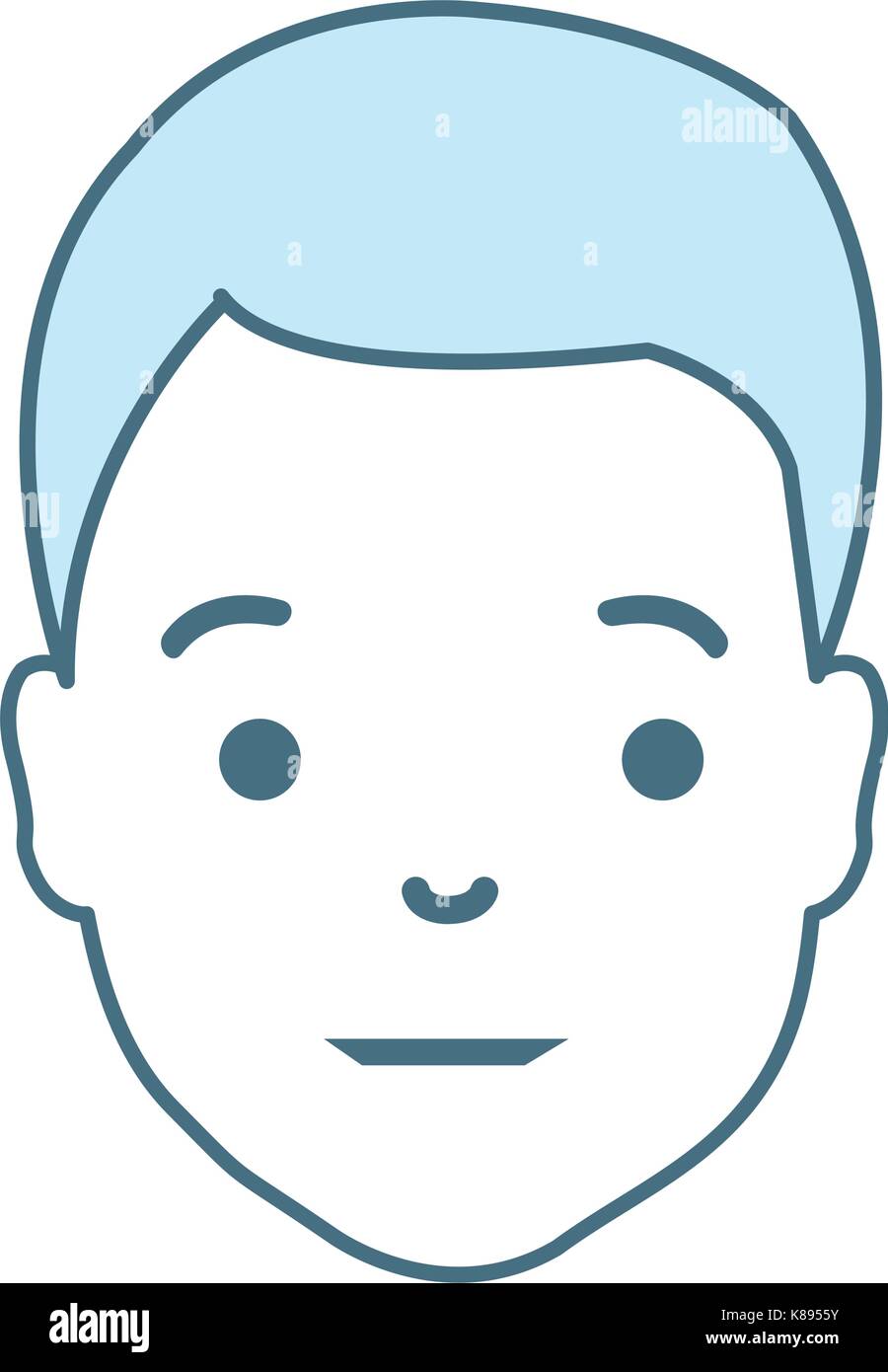 young man head avatar character Stock Vector Image & Art - Alamy