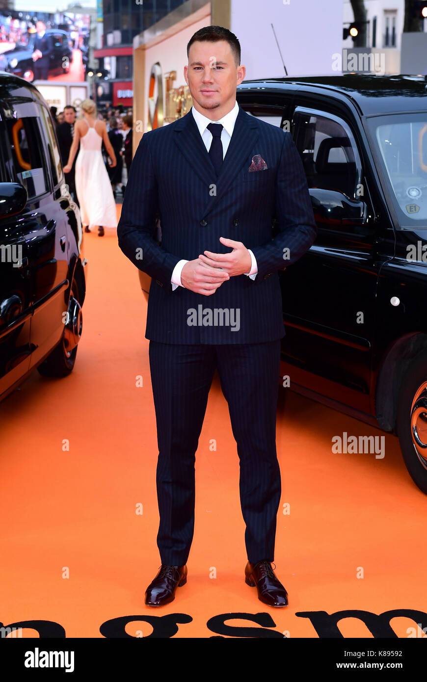 Channing Tatum attending the World Premiere of Kingsman: The Golden ...