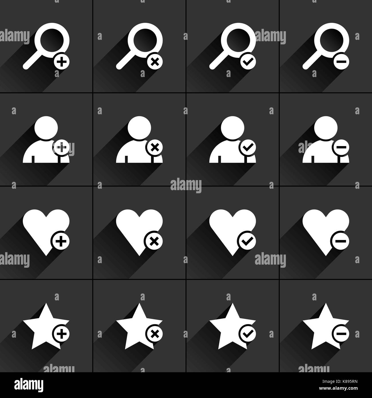 Account delete icon hi-res stock photography and images - Alamy