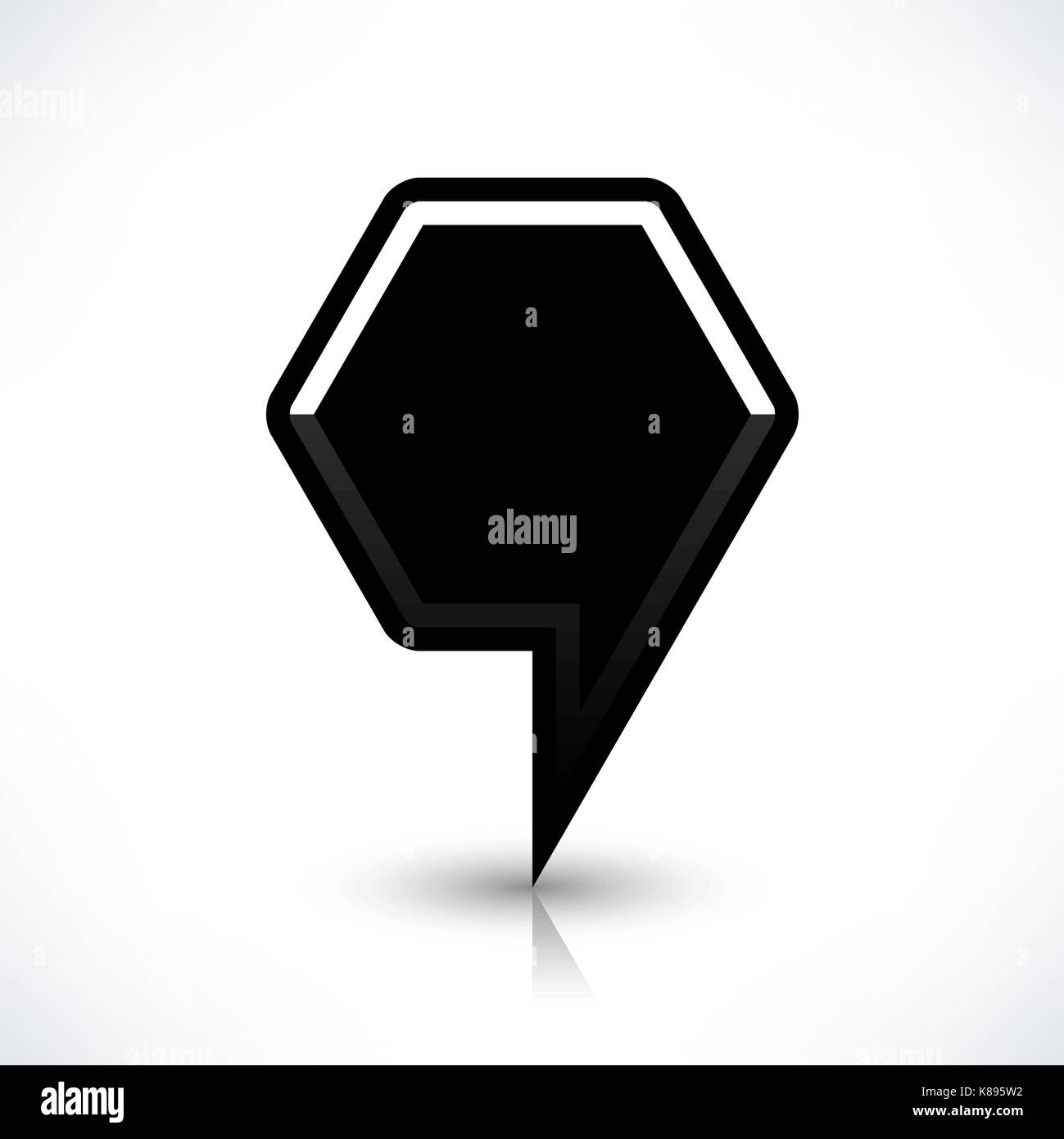 Rounded Hexagon Vector