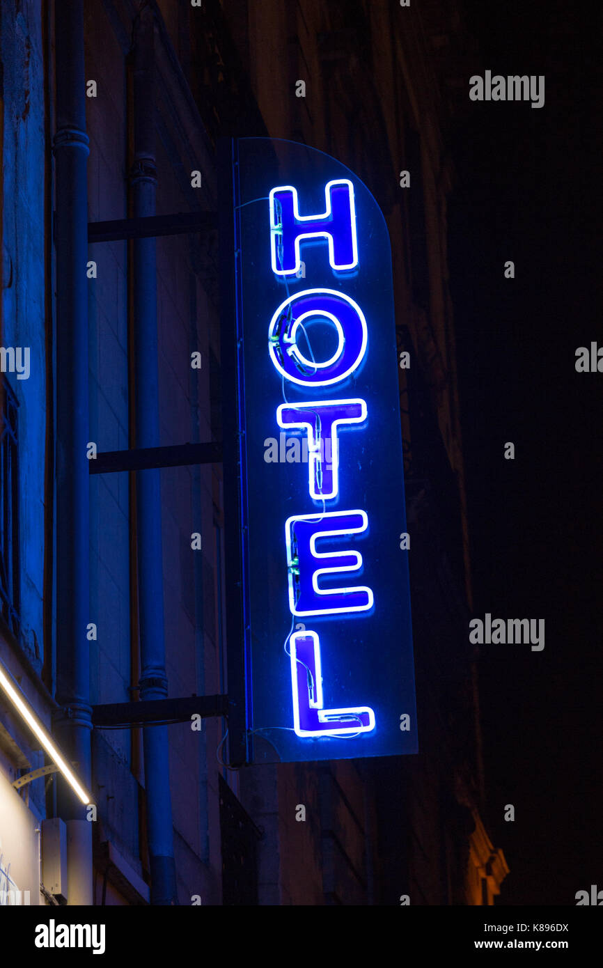 Lighted facade signage hi-res stock photography and images - Alamy