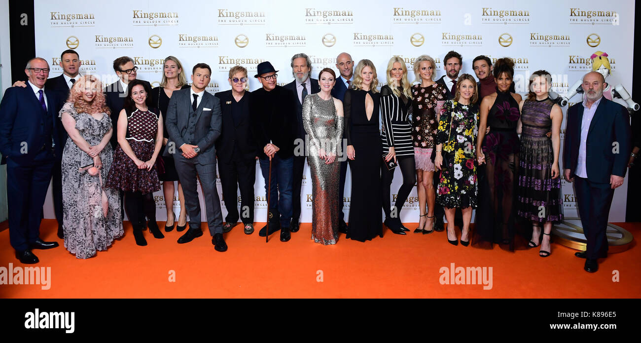 The Cast of The Kingsman attending the World Premiere of Kingsman: The ...