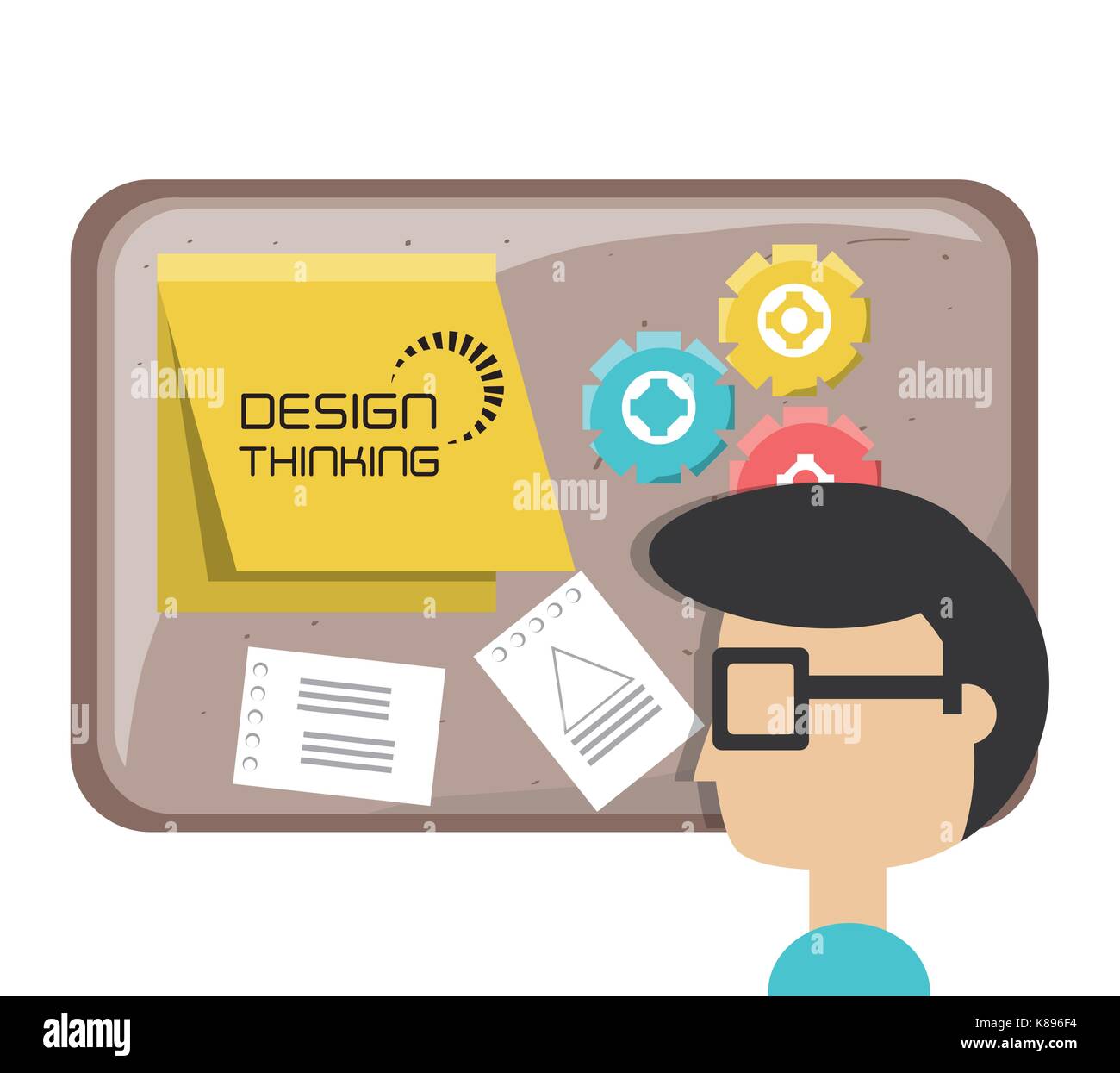 design thinking concept Stock Vector Image & Art - Alamy