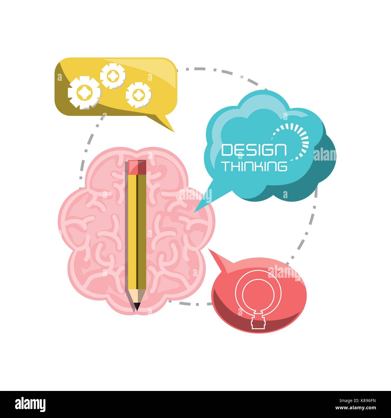 design thinking concept Stock Vector Image & Art - Alamy