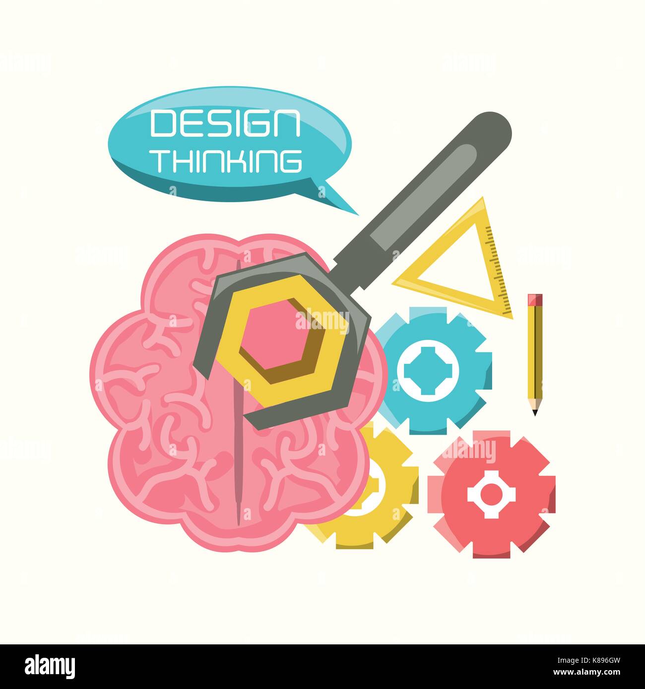 design thinking concept Stock Vector Image & Art - Alamy