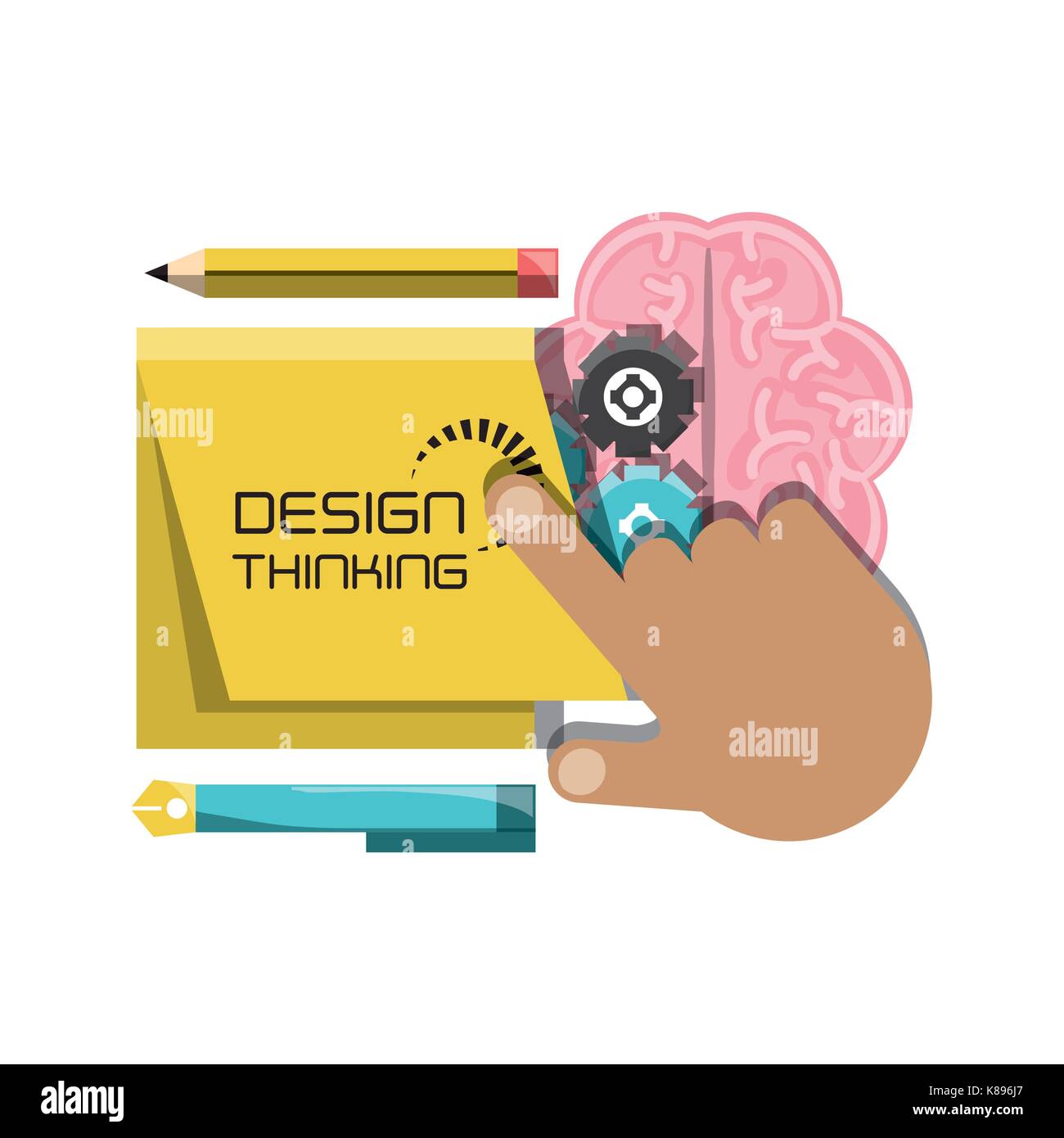 design thinking concept Stock Vector Image & Art - Alamy