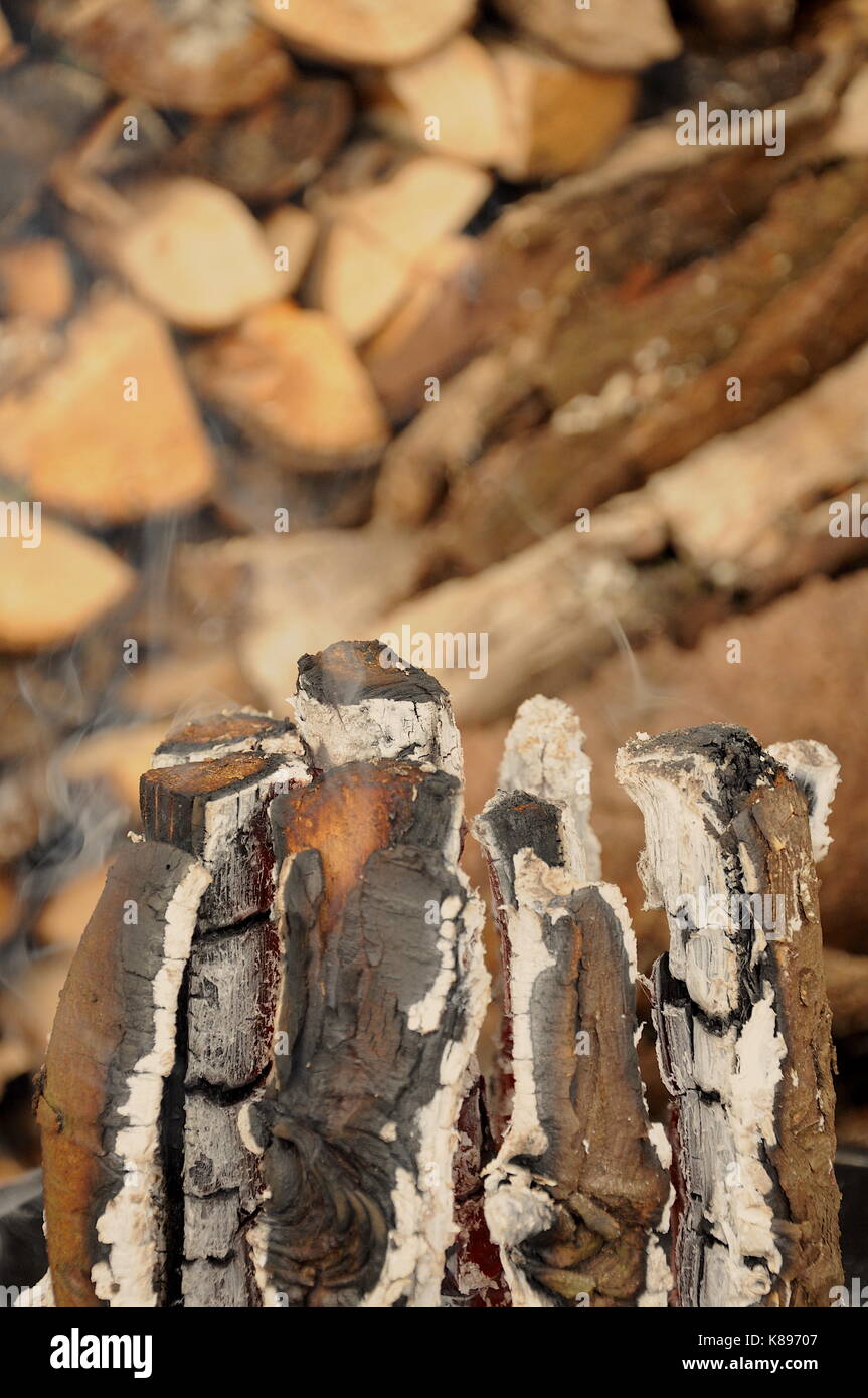 Swedish fire log hi-res stock photography and images - Alamy