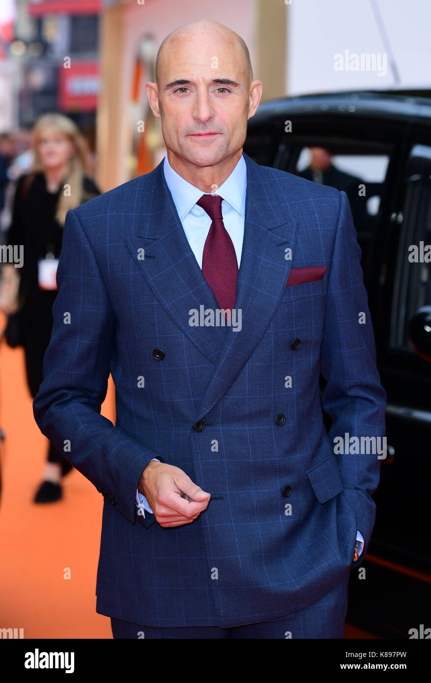 Mark Strong attending the World Premiere of Kingsman: The Golden Circle, at Cineworld in ...